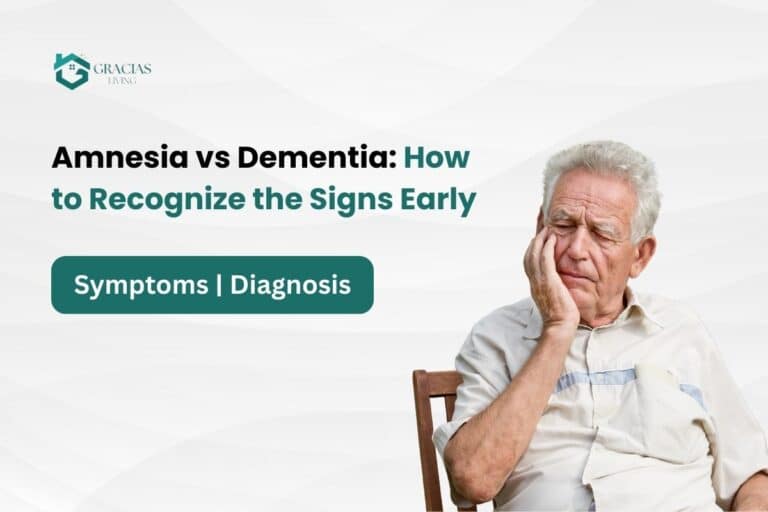 Amnesia vs Dementia: How to Recognize the Signs Early - Gracias Living